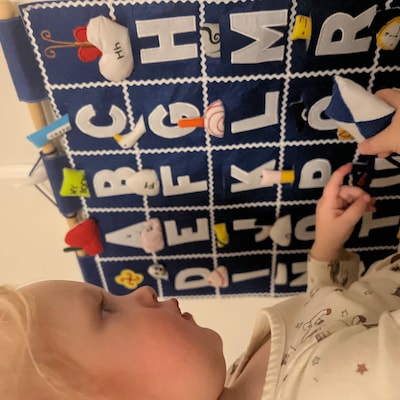 Personalized My Quiet Book Cloth Montessori Baby Toddler Interactive ...