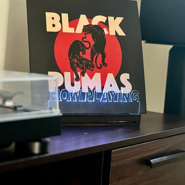 Now Playing Record Holder Stand Gift,now Spinning Vinyl Record Display ...
