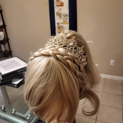 Royal King Crowns for Men, Full Round Mens and Crowns Wedding Party ...