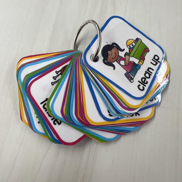 Visuals for Lanyard - Special Education Visuals - Etsy