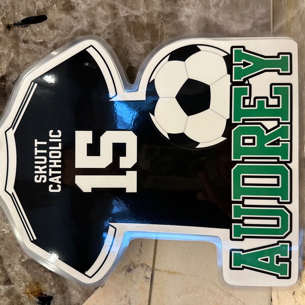 PRINTED Cheer Team Hotel Door Sign for Competitions - Megaphone and ...