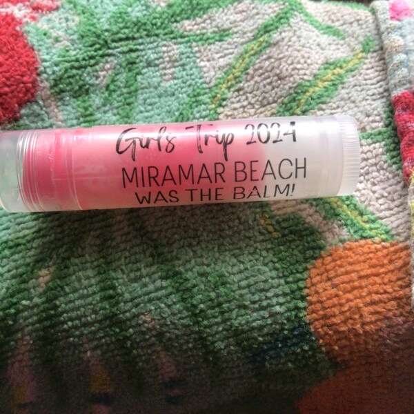 PERSONALIZED Tinted Lip Balms for Birthday Parties, Sweet Sixteen, Baby ...