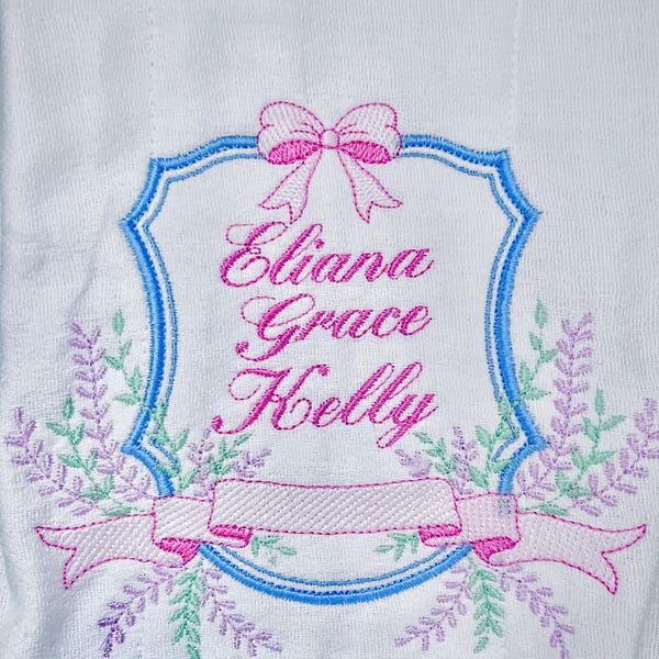 Royal Flower Frame Embroidery Design - Creative Round Frame Machine ...