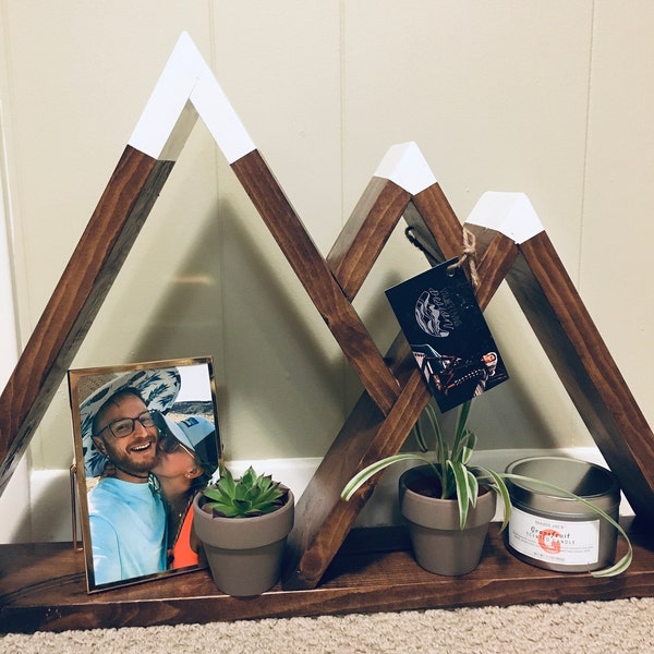 Wood Mountain Shelf - 3pk Style - Etsy