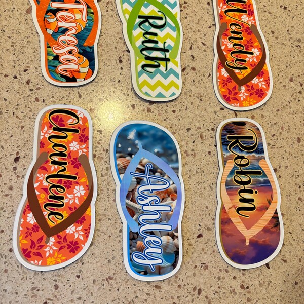 Personalized Cruise Door Magnet - Flip Flops -cruise 2025 Door Magnet ...