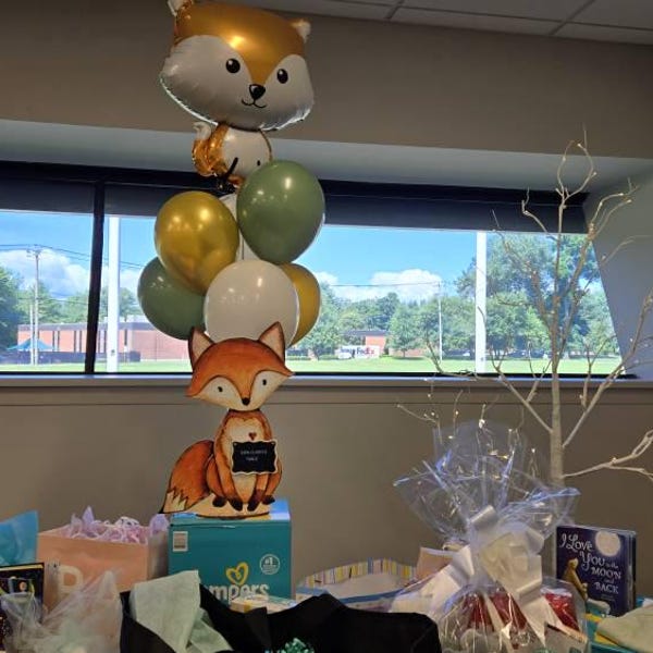 Woodland Animals Balloon Set - Forest Animals for Baby Shower and ...