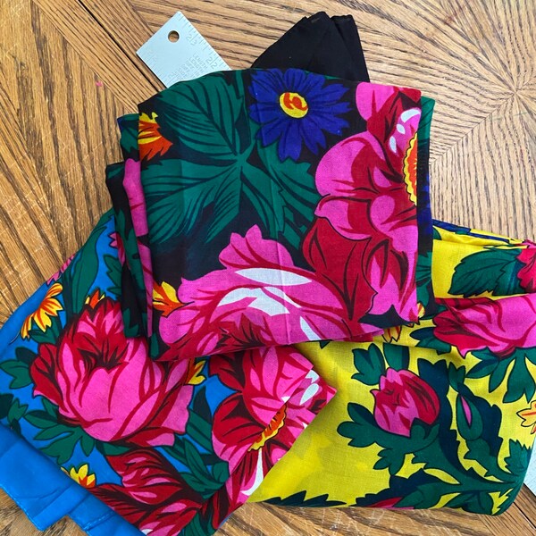 Metallic Floral Scarf Navajo Flower Scarf grandma Scarf saani Diné ...