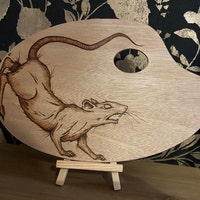 Witch Aesthetic Pyrography Art Sign for Altar, There's a Little Witch ...