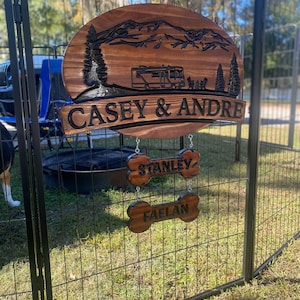 RV Sign / Camper Sign/ Personalized Camper Sign/ Campground Sign ...