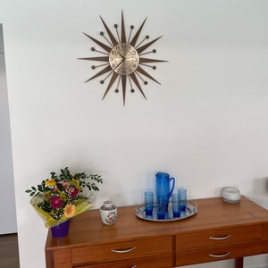 Rust Large Wall Clock Rust Game Metal Modern Wall Clock Copper | Etsy