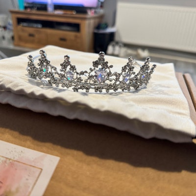 Handmade Beautiful Bridal Party Tiara Ellie Design With Simulated ...