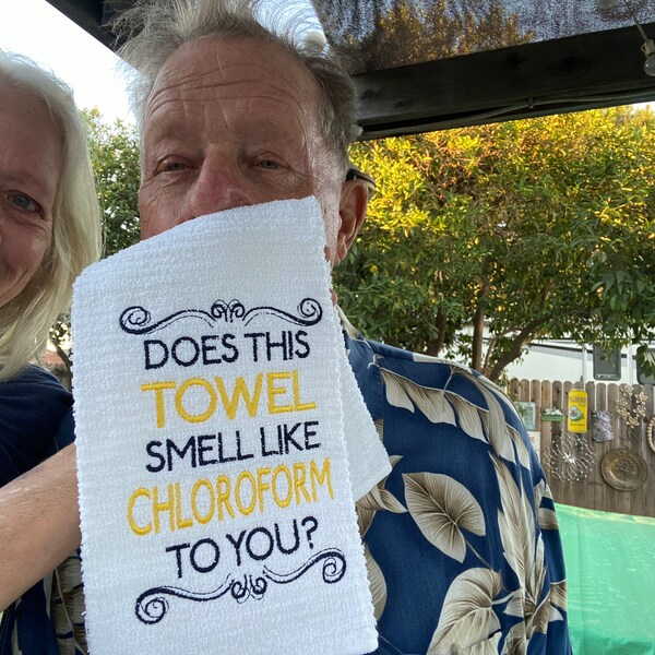 Chloroform Waffle Weave Towel - Etsy