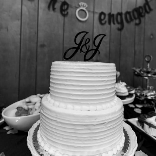 Almost Mrs Cake Topper, Custom Cake Topper, Bridal Shower, Bachelorette ...