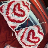 Sweetheart Bikini Top Crochet Pattern Guide - Etsy Canada
