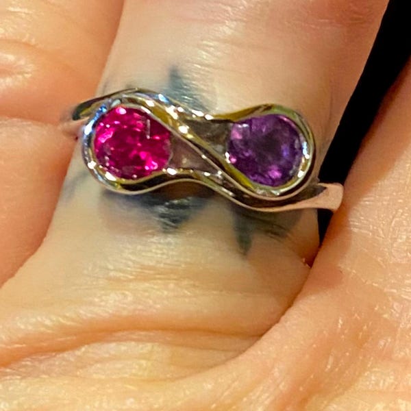 Alexandrite Ring Color Change Stone Classic Round Cut Engagement Ring ...