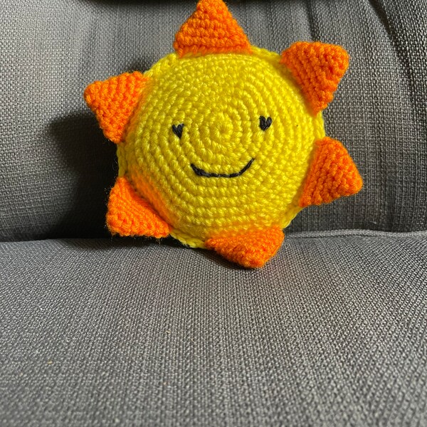 CROCHET PATTERN in English - Mr. Sunshine - 6.3 In./16 Cm. Tall ...