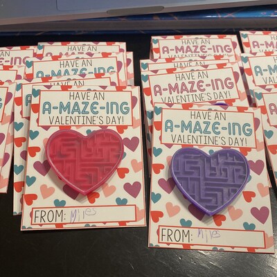 Printable Have an A-maze-ing Valentine's Day Valentine Cards to Pair ...