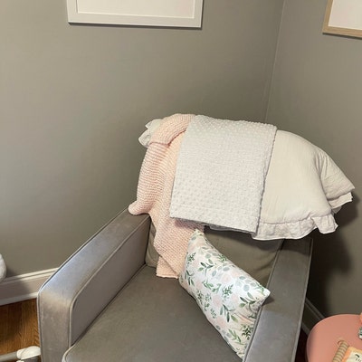 Shabby Chic Pink Toilesherpa Baby Blanket Toile Baby Girl - Etsy