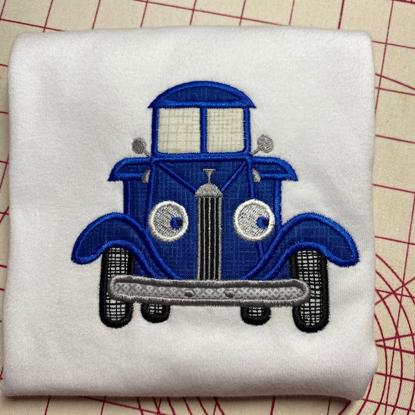 Old Blue Truck Applique Design ~ Little Blue Truck ~ Instant Download ...