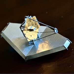 James Webb Space Telescope Model Kit Laser Cut, Illustrated ...