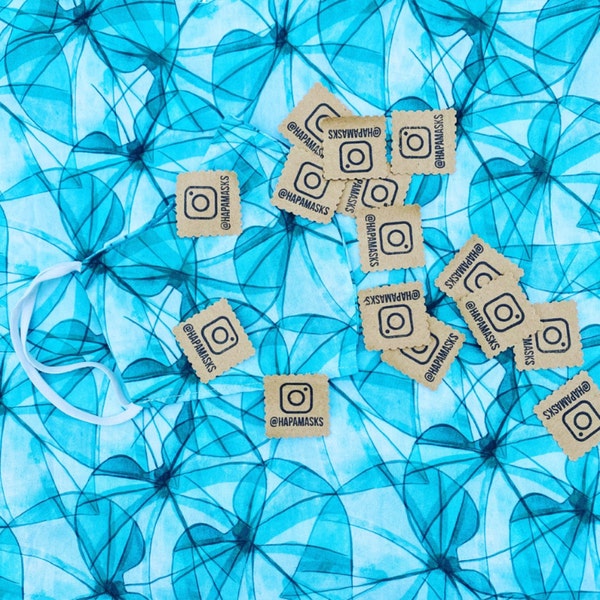 Branding Instagram Stamp - Custom Instagram Handle Stamp for Business ...