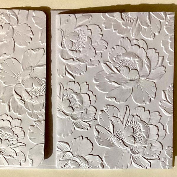 Plentiful Poppies Blank Floral Embossed Cards Note Card Boxed ...