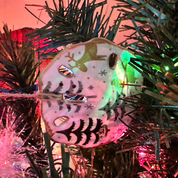 Hand Painted Cape Cod Coastal Shoreline on a Cruelty-free Handmade ...