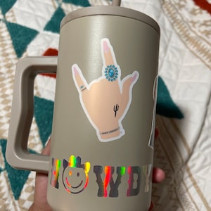 Western Sticker/ Cowboy/ Cowgirl/ Cows / Turquoise / Hippie/ - Etsy