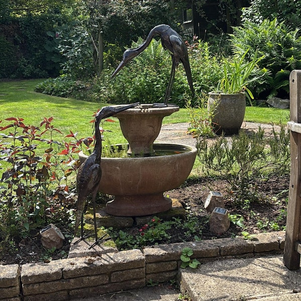 Metal Pheasant Garden Ornament Sculpture Art - Handmade Recycled Metal ...