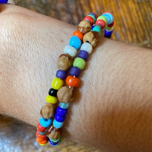 2 Bracelets Ghost Bead Jewellery Protection From Evil | Etsy