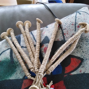 100% Ecological and Silent Shower Rings / Macramé Hooks in - Etsy UK