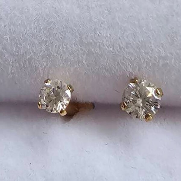 Prong Set Gold Color Implant Grade Titanium Threadless Push Pin 2mm-4mm ...