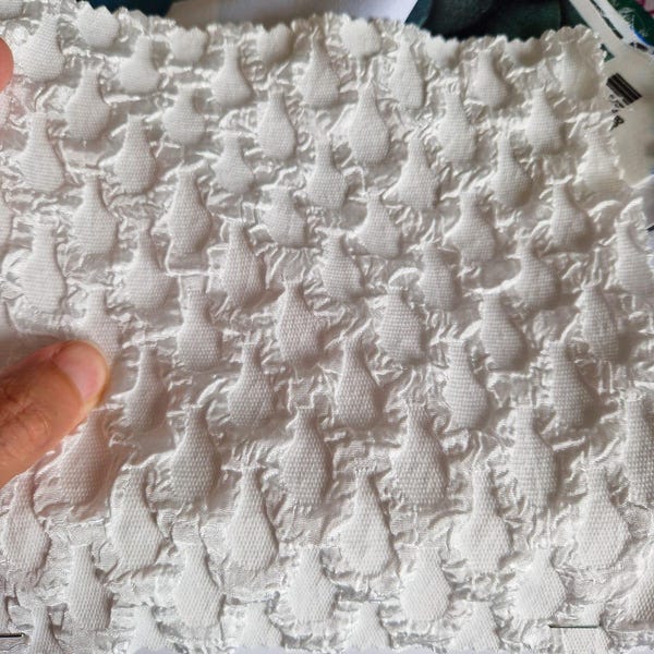 Black 3D Jacquard Fish Scale Polyester Fabric: Fashion Design - Etsy