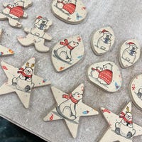 Ceramic Decal Groovy Dogs - Etsy