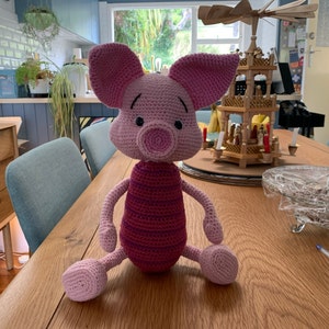 Crochet Pattern Cute Piglet PDF - Etsy