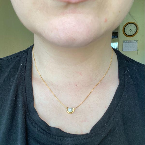 Good Girl Necklace Discreet Day Collar, Custom Engraved Hidden Message ...