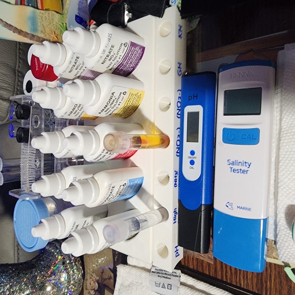 Gh, Kh, P04+ API Test Kit Holder and Dry Rack! || API Test Tube Holder ...