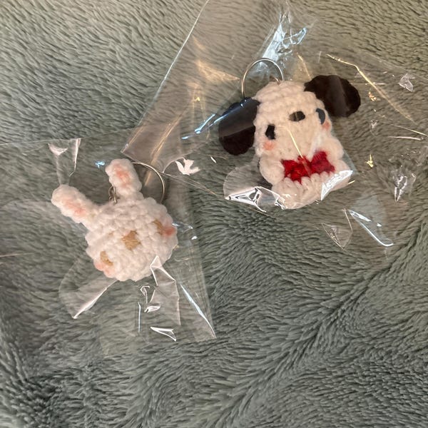 Snoopy Keychain - Etsy
