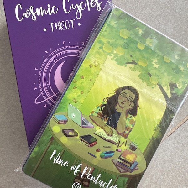 Tarot Cards Cosmic Cycles, 4th Standard Edition With 12 Extra Cards - Etsy