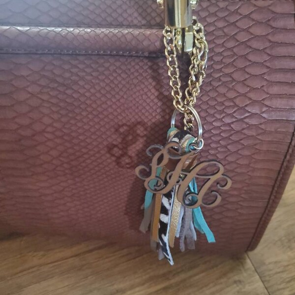 Large Genuine Leather Tassel, Cheetah Tassel, Leather Tassel, Leopard ...