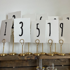 Black Walnut Wood Table Stands,name Place Card Stand, Walnut Table ...