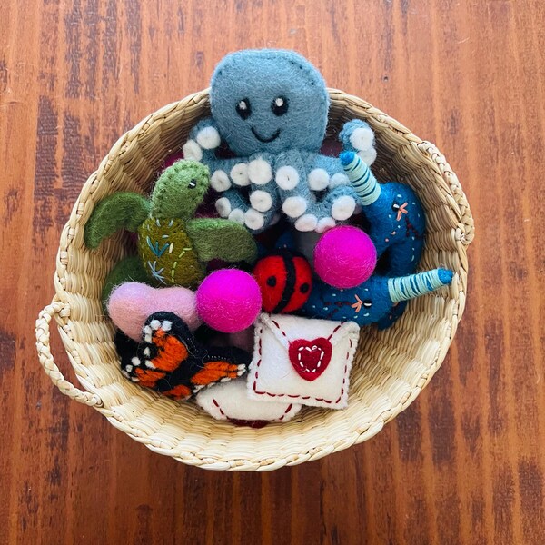 Felt Earth, Felt Globe, Earth Day Learning, Sensory Bin Activity, Craft ...