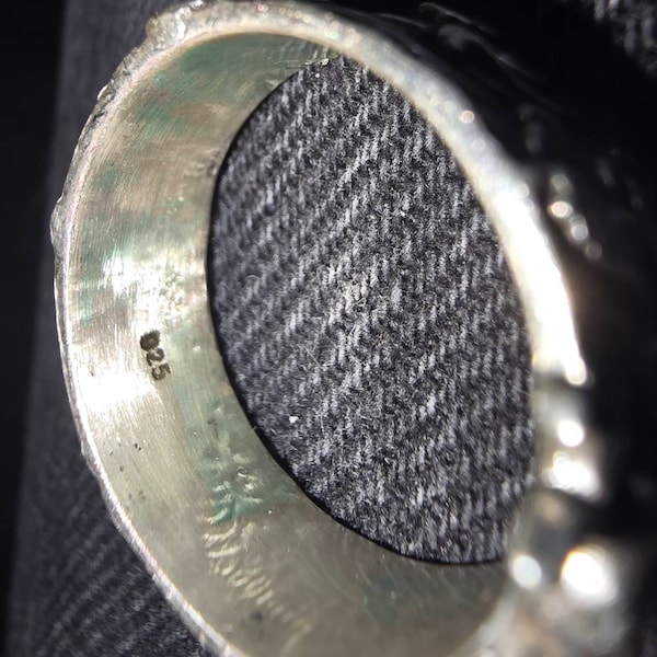 Sterling Silver Alexander the Great Coin Ring, Archaic Ring With ...