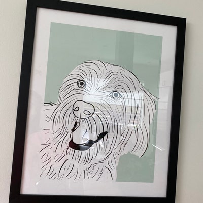 Simple Black Picture Frame Minimalist Square Black Photo Frame A5 A4 A3 ...