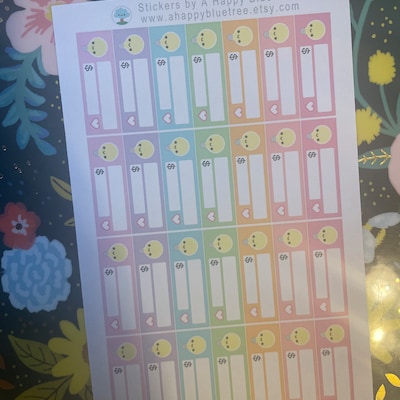 MINI Happy Study Test Reminder Tracker Cute Kawaii Personal - Etsy