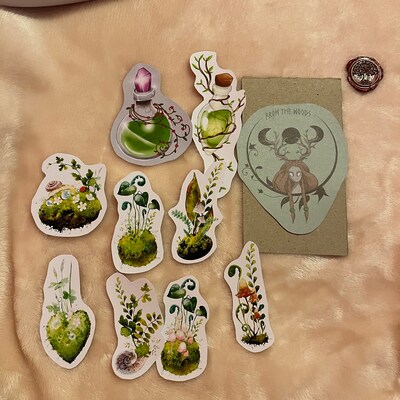 Enchanted Forest Bookmark Fantasy Bookmark Fairycore Book - Etsy