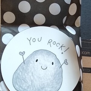 A Little Blob of Happiness Enamel Pin Cute Pink Blob | Etsy