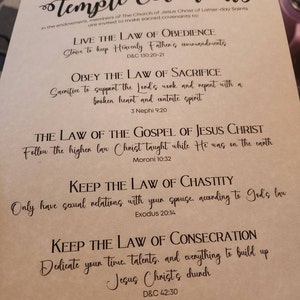 Baptism Covenants Printable Church of Jesus Christ of Latter-day Saints ...