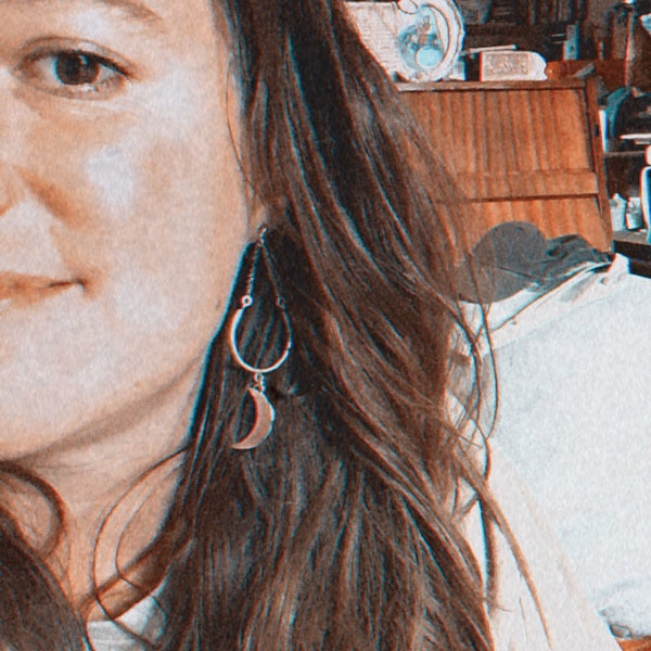 Handmade Helios Pendant in Solid Gold-tone Brass or Recycled Sterling ...