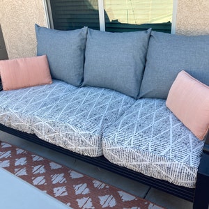 Water Resistant Elastic Fitted Protective Cushion Cover - Etsy